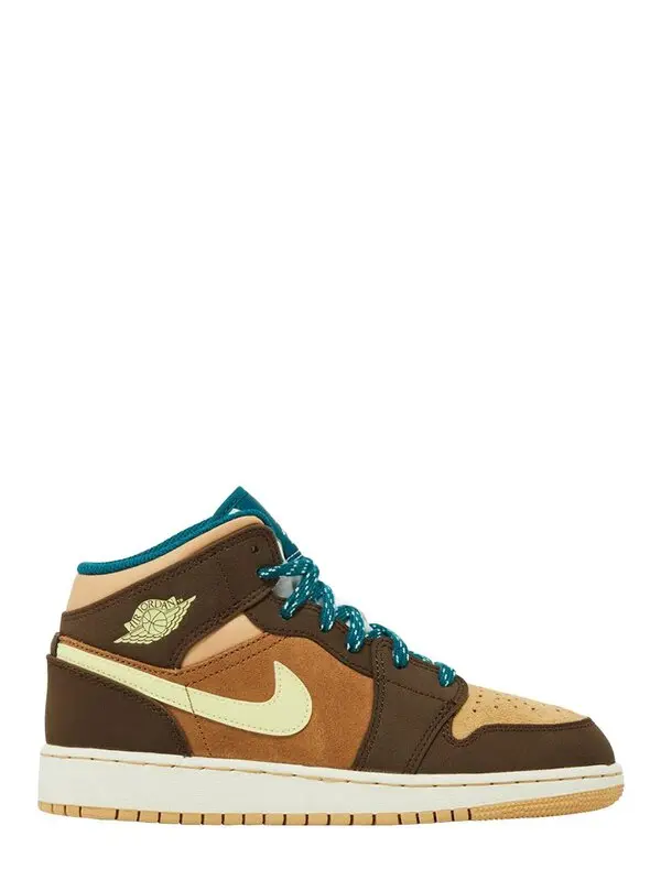 JORDAN 1 Mid Se Gs - Brown