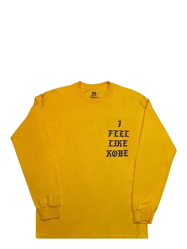 KANYE WEST I Feel Like Kobe/pablo Mamba Day T-shirt - Yellow