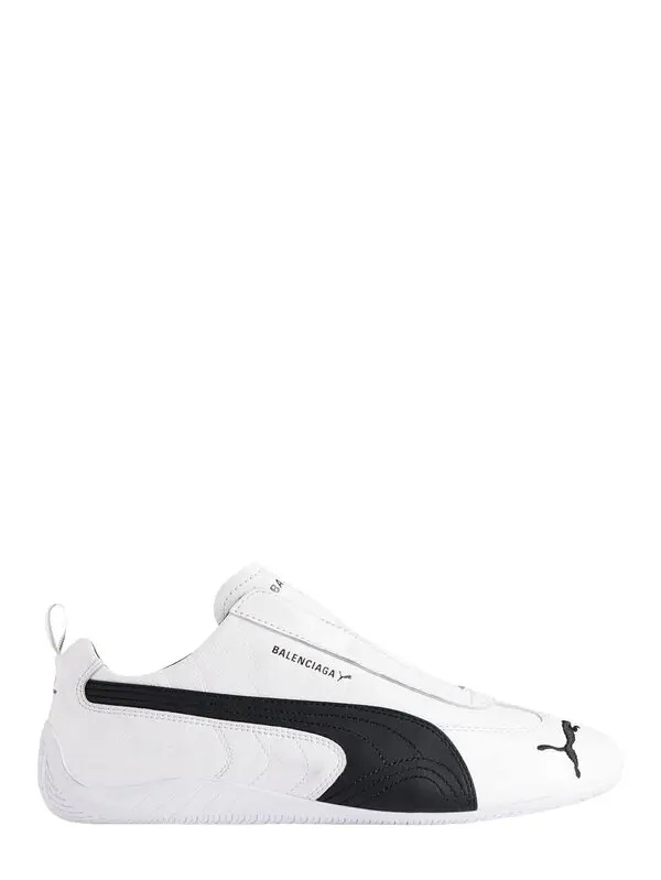 Balenciaga X Puma Speedcat Leather Sneakers - White