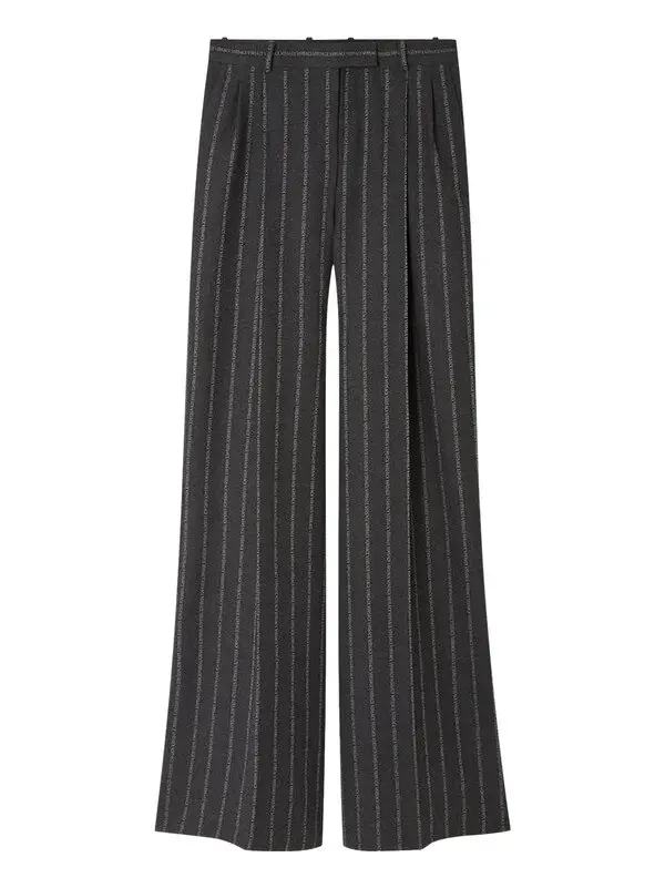 Versace Pinstripe Pant - Grey