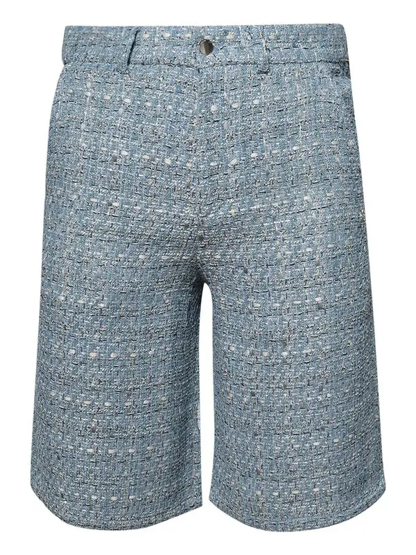 Amiri Boucle Shorts - Blue