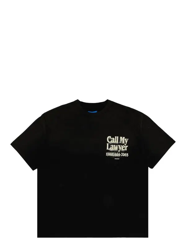 MARKET Call My Lawyer 3d T-shirt - Black