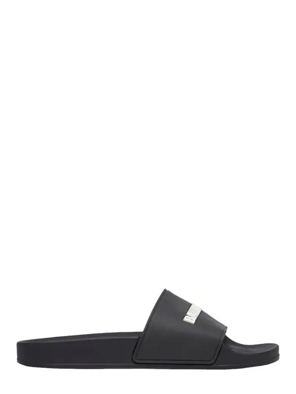 Balenciaga Pool Slides - Black