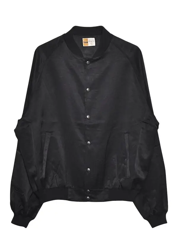 SAINT MXXXXXX Last Song Satin Jacket - Black