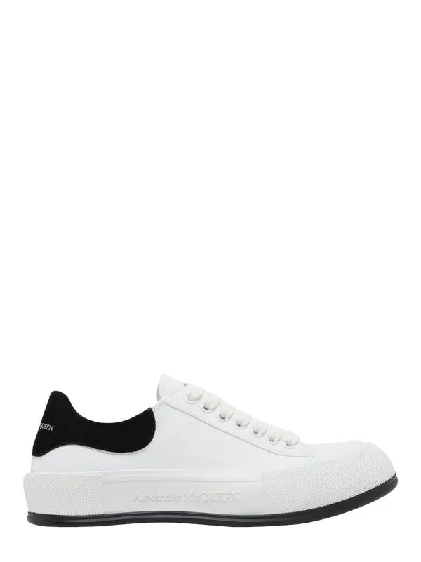 Alexander McQueen Deck Plimsoll Low - White