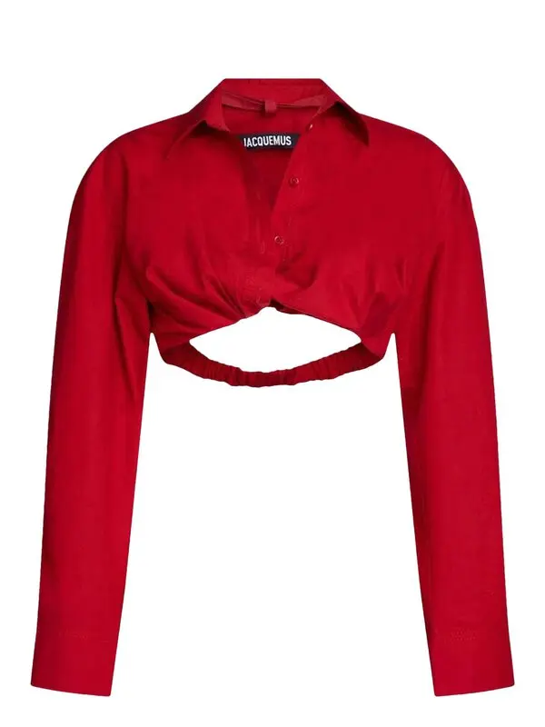 Jacquemus La Short Bahia Shirt - Red