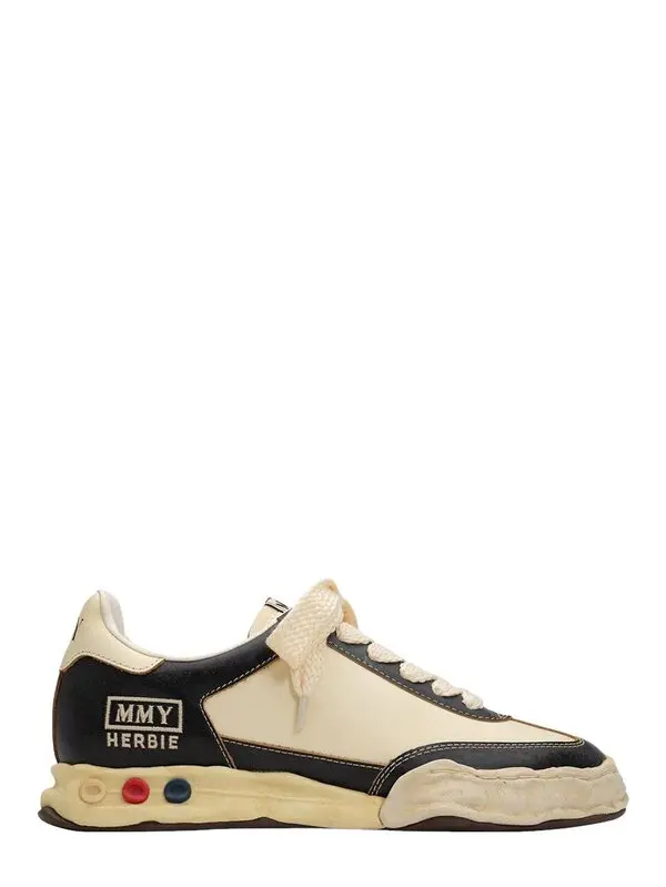 Mihara Yasuhiro Herbie Og Sole Vc Leather Low Sneakers - Black