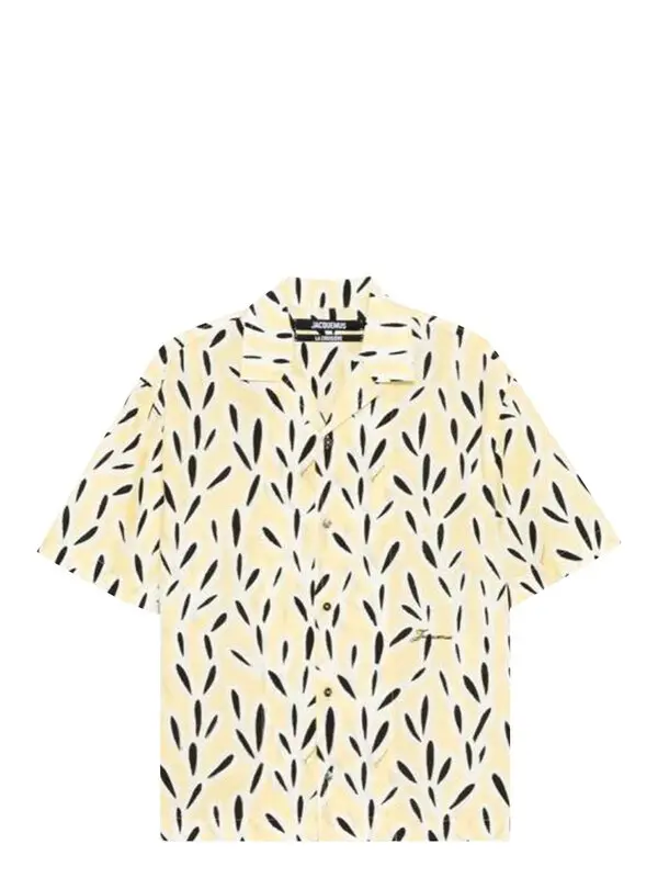 Jacquemus La Chemise Jean Print Shirt - Yellow