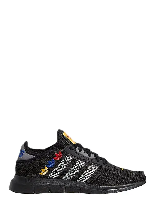Adidas Logo Print Swift Run X Sneakers - Black