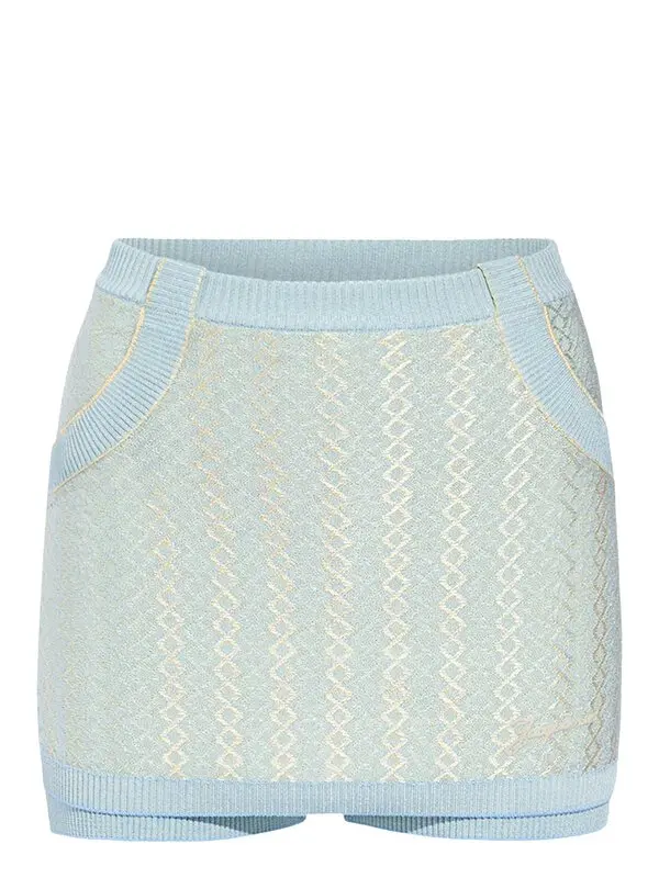 Jacquemus La Jupe Culotte Marino - Blue