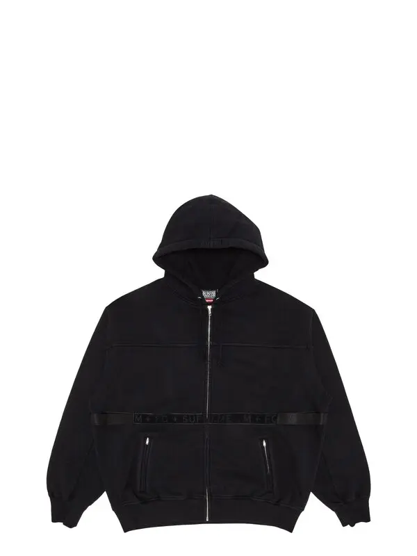 Supreme X Martithé + François Girbaud Zip Up Hooded Sweatshirt - Black