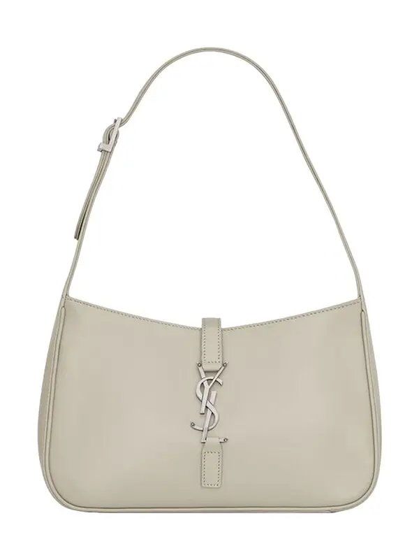 Saint Laurent Hobo Monogram Bag - Cream