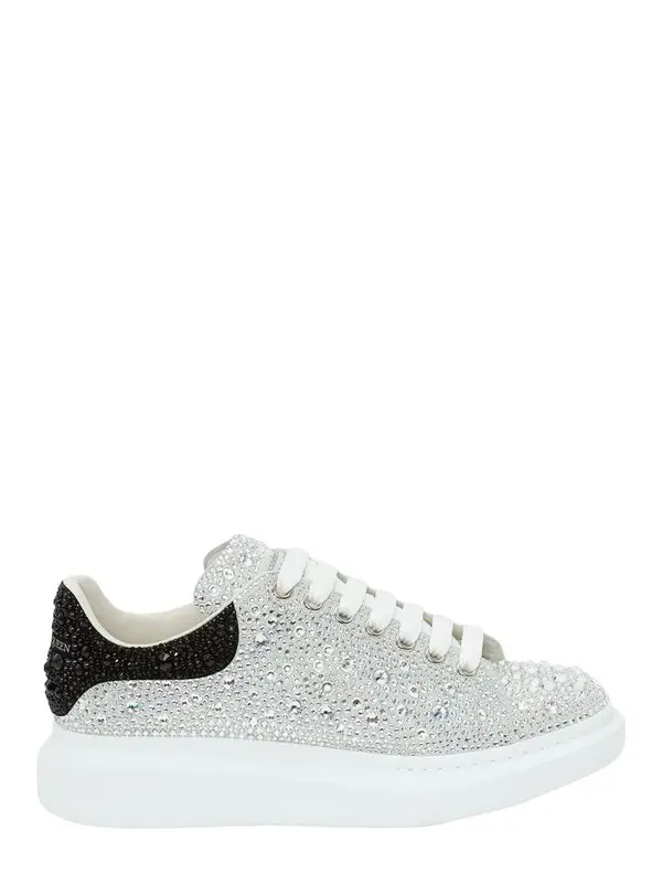 Alexander McQueen Oversized Embellished Sneakers - White