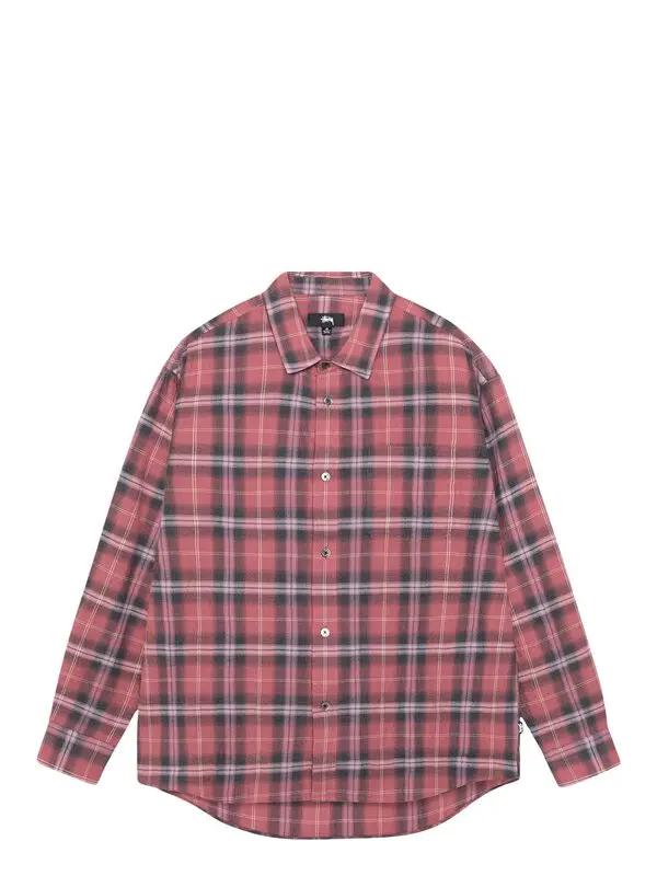 StÜssy Plaid Beach Shirt - Red
