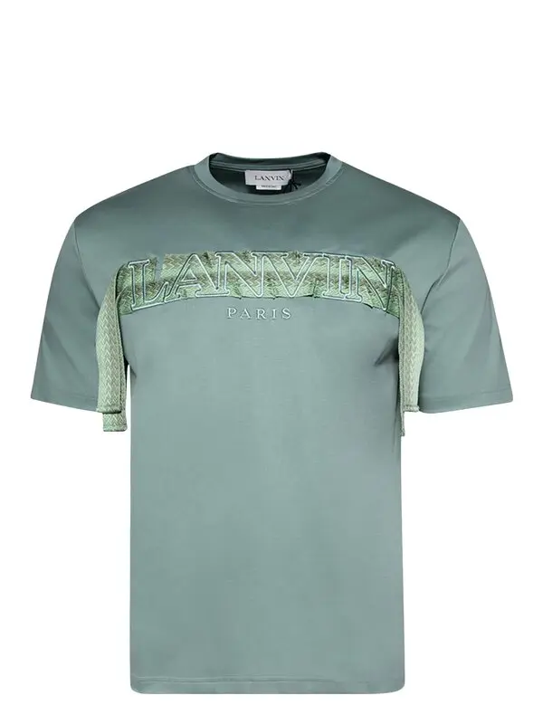 LANVIN Curb Lace T-shirt - Green