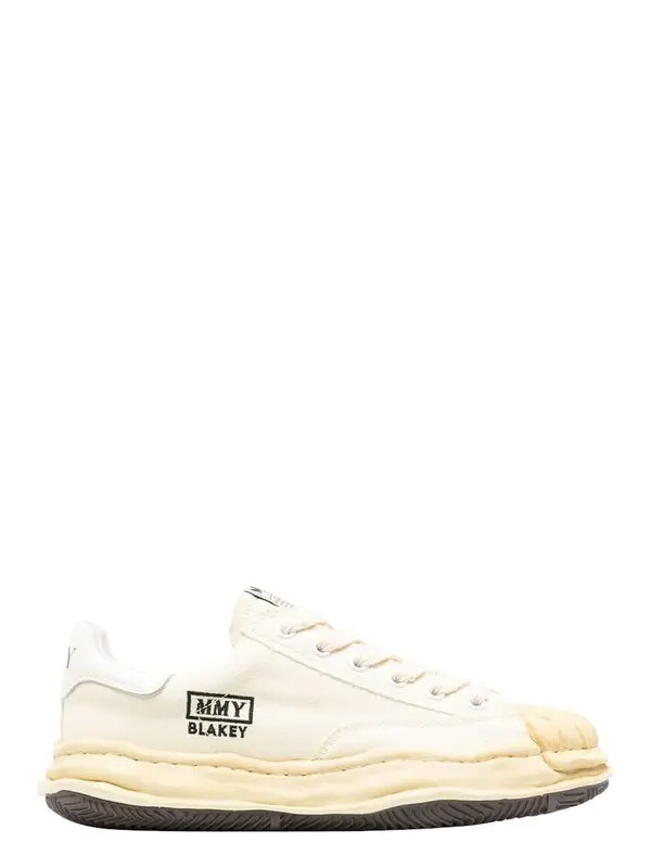 Mihara Yasuhiro Blakey Og Sole Canvas Low - White