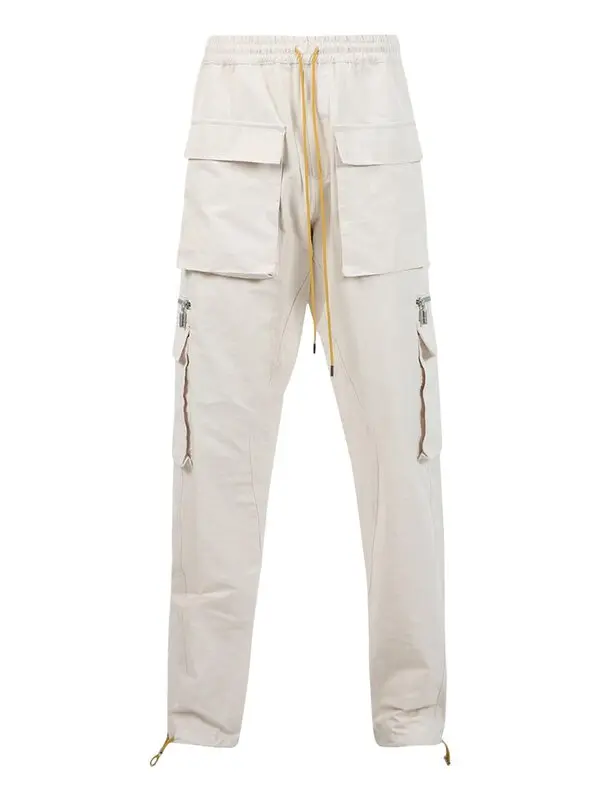 Rhude Classic Cargo Pant - White