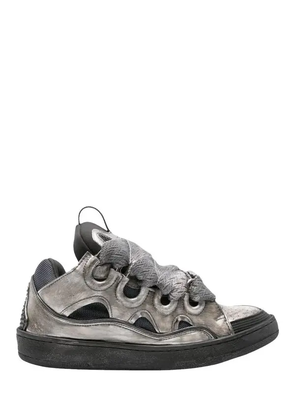 LANVIN Curb Sneakers - Silver
