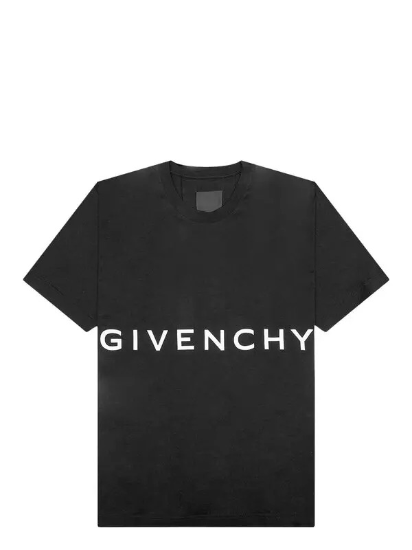 Givenchy 4g Motif Crewneck T-shirt - Black