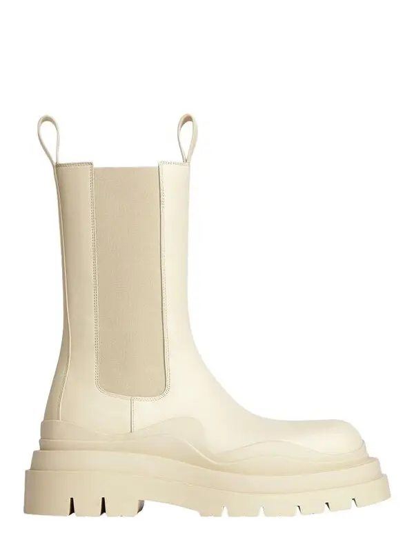 Bottega Veneta Tire Boots - Cream