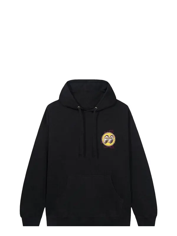 ANTI SOCIAL SOCIAL CLUB X Mooneyes Glitter Crossfire Hoodie - Black