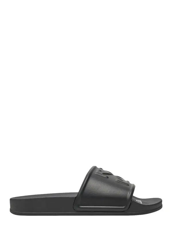 Off-White Arrow Print Pool Slides - Black