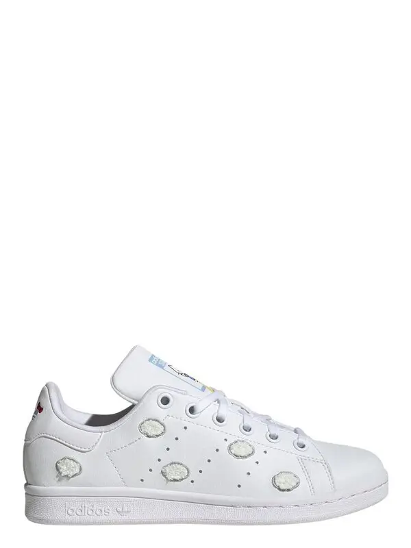 Adidas Hello Kitty X Stan Smith J 'embroidered Clouds' Sneakers - White