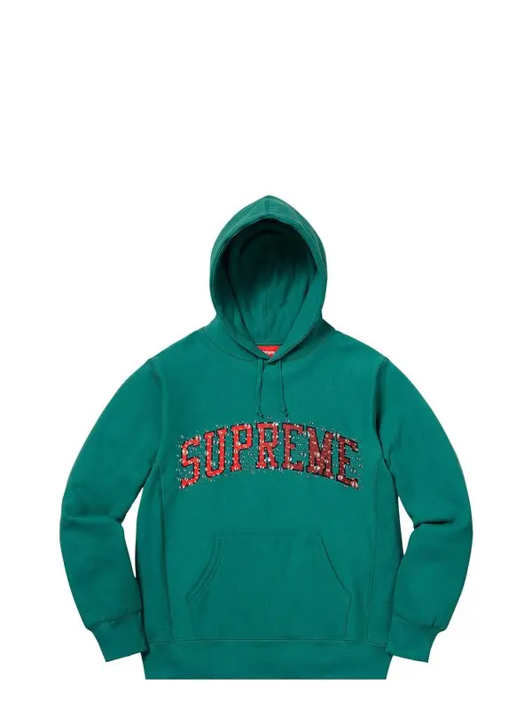 Supreme Water Arc Hooded Sweatshirt - Teal