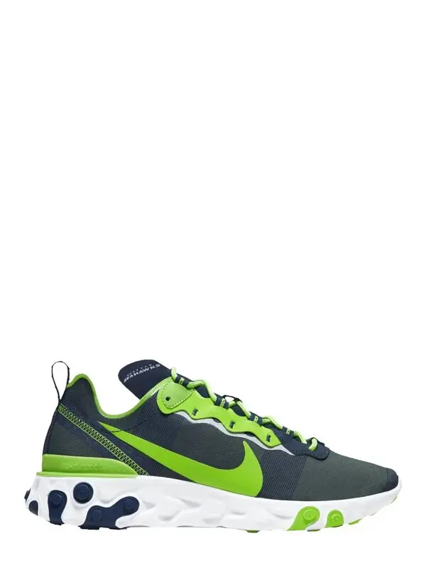 Nike Nfl X React Element 55 'seattle Seahawks' Sneakers - Green