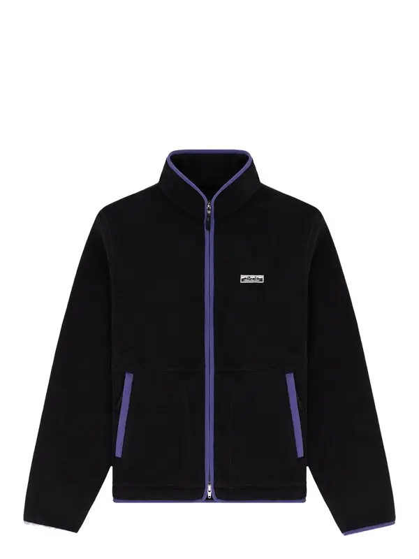 Aimé Leon Dore Lightweight Full Zip Fleece Jacket - Black