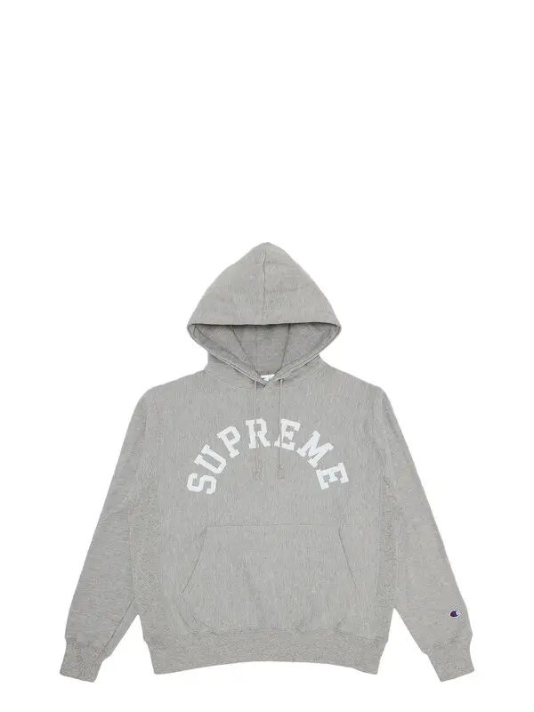 Supreme Champion Hooded Sweatshirt - Grey