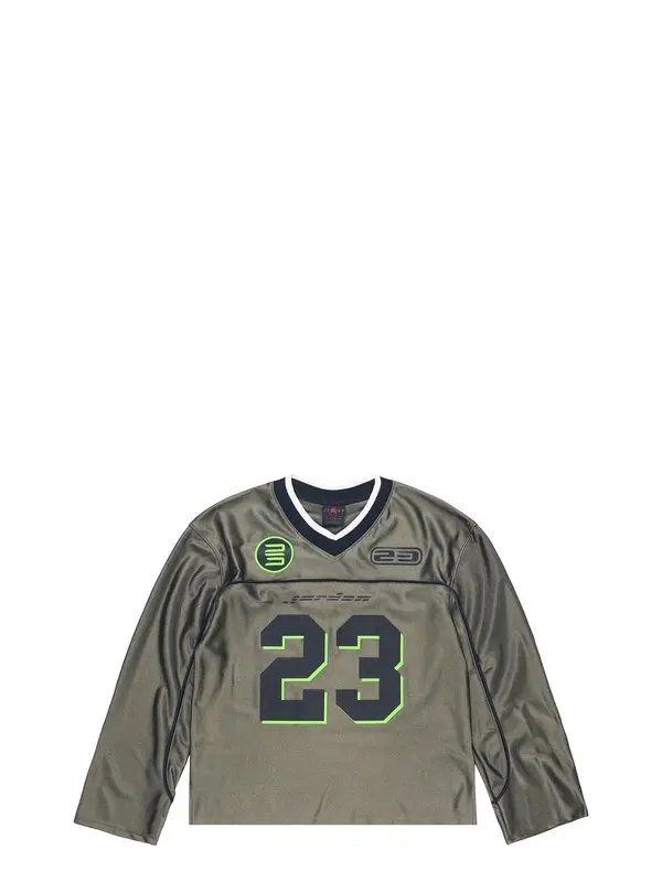 JORDAN Long-sleeve Jersey Top - Green