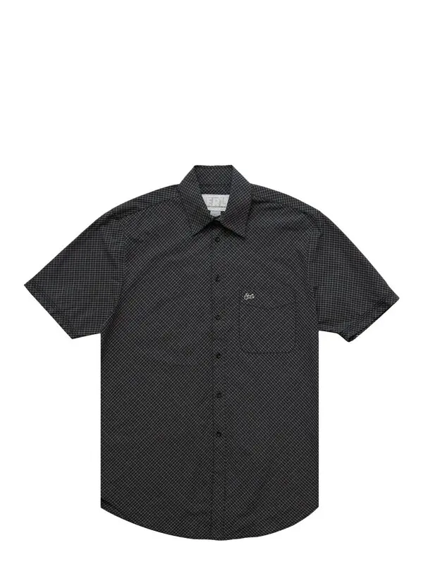 ERL Mini Plaid Short-sleeve Shirt - Black