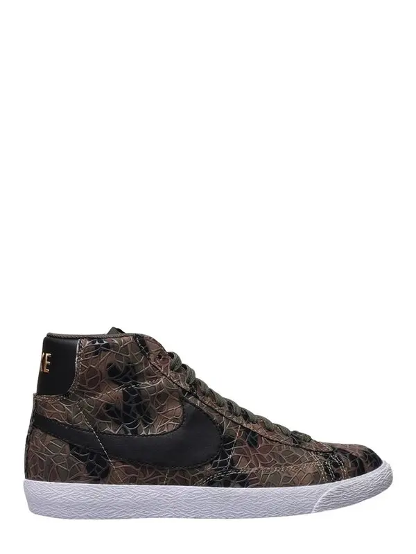 Nike Blazer Mid Prm Vntg Qs 'safari Pack' High-top Sneakers - Black