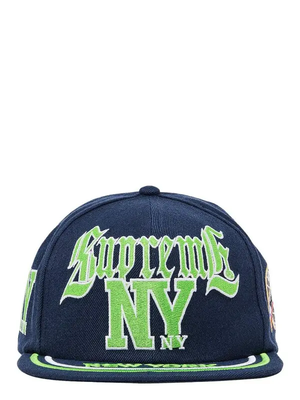 Supreme New York 6-panel Hat - Blue