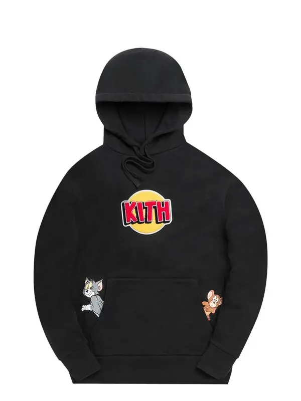 Kith X Tom & Jerry Hoodie - Black