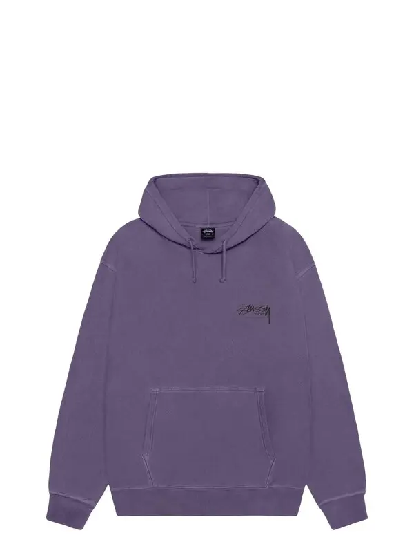 StÜssy Modern Age Pigment Dyed Hoodie - Purple