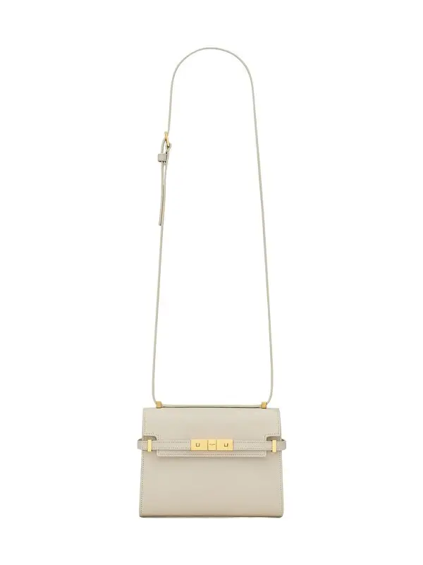 Saint Laurent Manhattan Mini Crossbody Bag - White