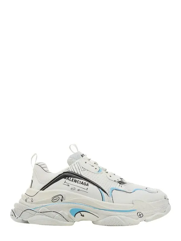 Balenciaga Triple S Sneaker 'sketch - White