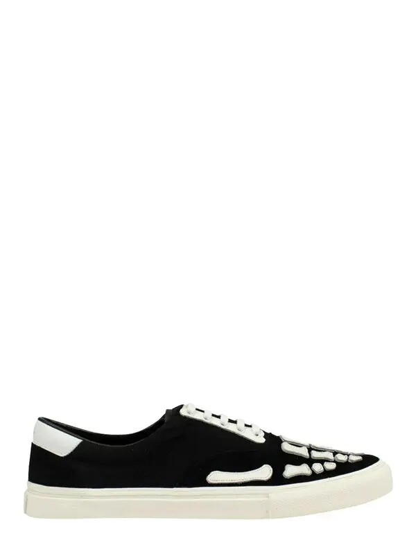 Amiri Skel Toe Lace Up Sneaker - Black