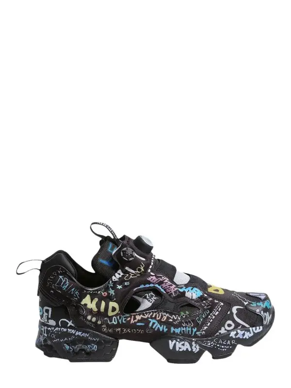 REEBOK Vetements X Instapump Fury Graffiti Sneakers - Black