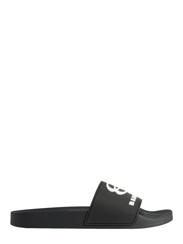 Balenciaga Unity Sports Icon Pool Slides - Black