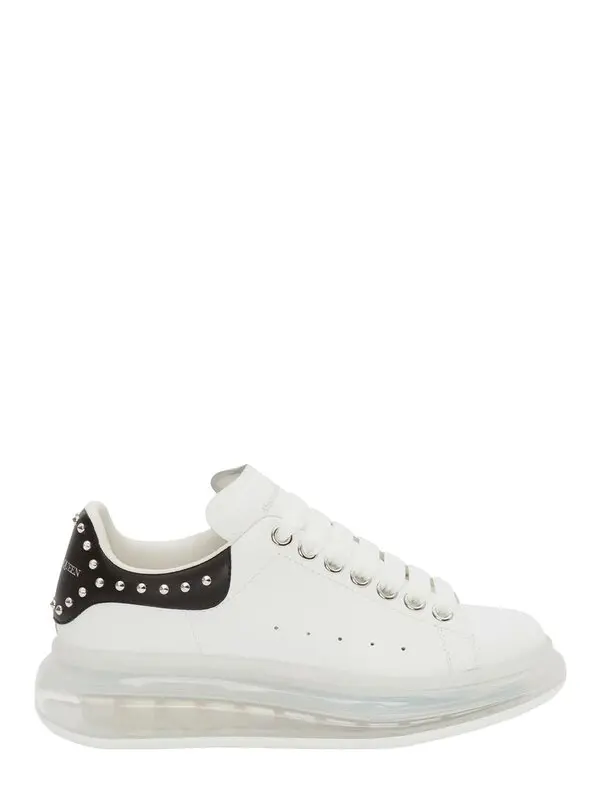 Alexander McQueen Oversized Sneaker With Studded Detail - White