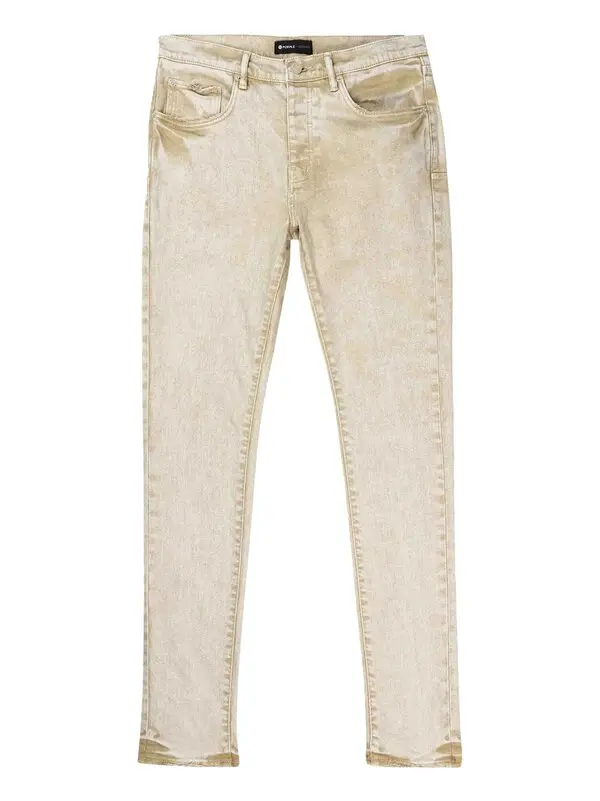PURPLE BRAND Low-rise Skinny Jeans - Tan
