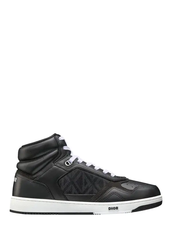 Dior B27 High Cd Diamond Sneaker - Black