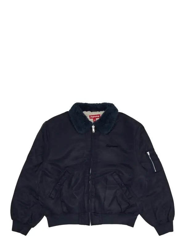 Supreme Aoi Nylon Bomber Jacket - Blue
