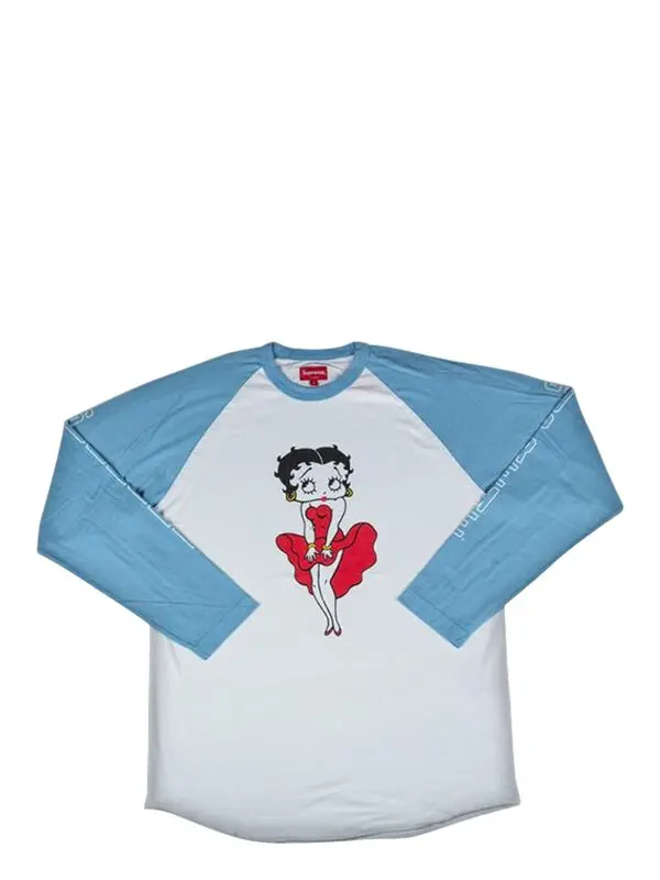 Supreme Betty Boop Raglan - Blue
