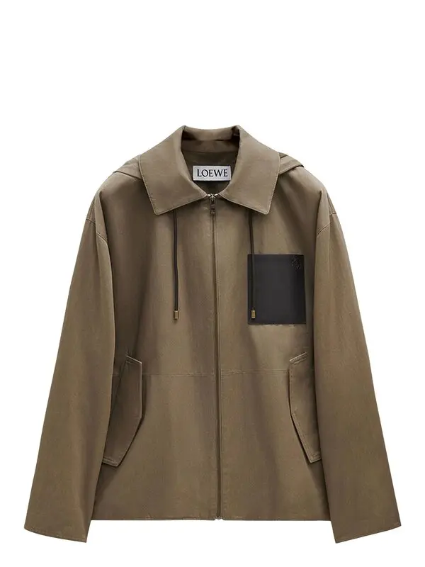 Loewe Hooded Jacket - Tan