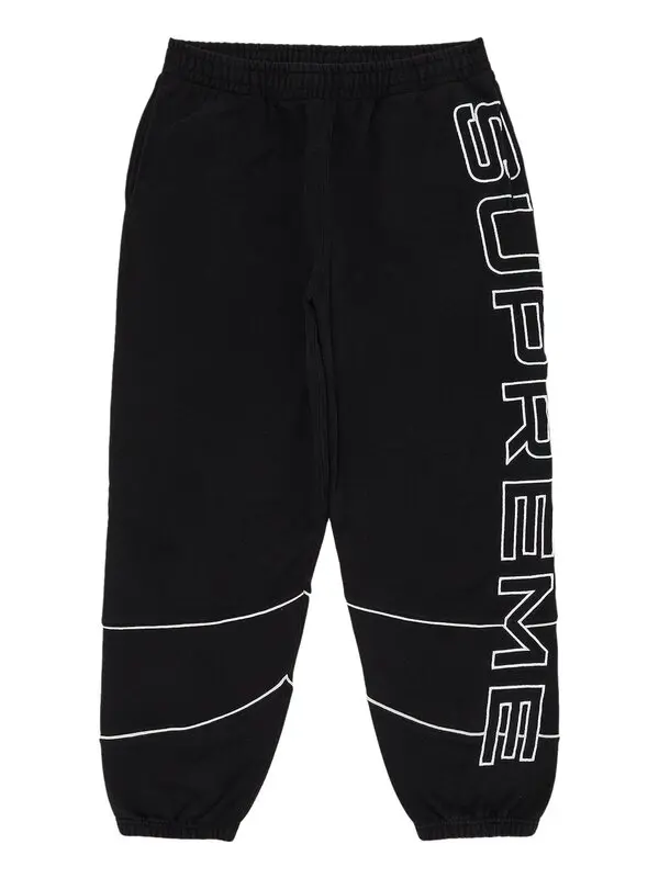 Supreme Paneled Sweatpant - Black