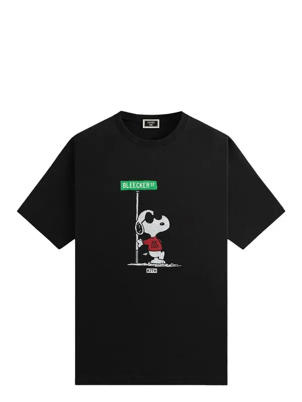 Kith For Peanuts Joe Cool Street Tee - Black